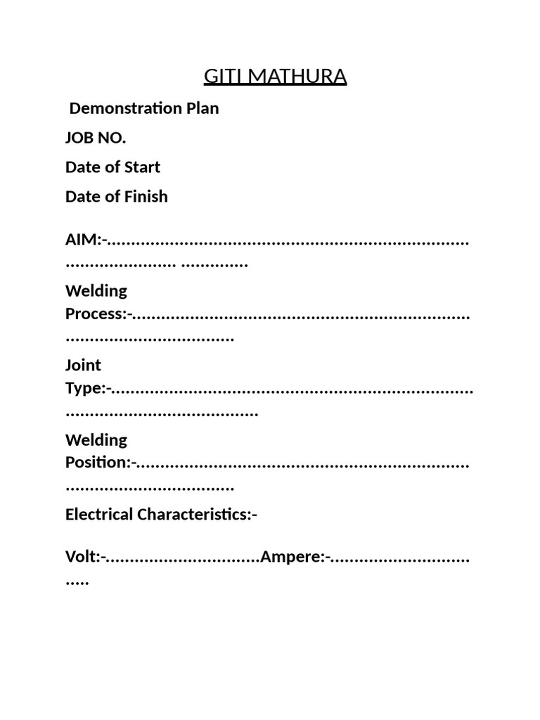 Demo Plan | PDF