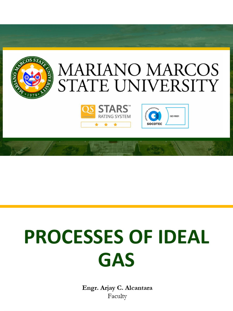 Ideal Gas Processes Pdf Enthalpy Physical Quantities