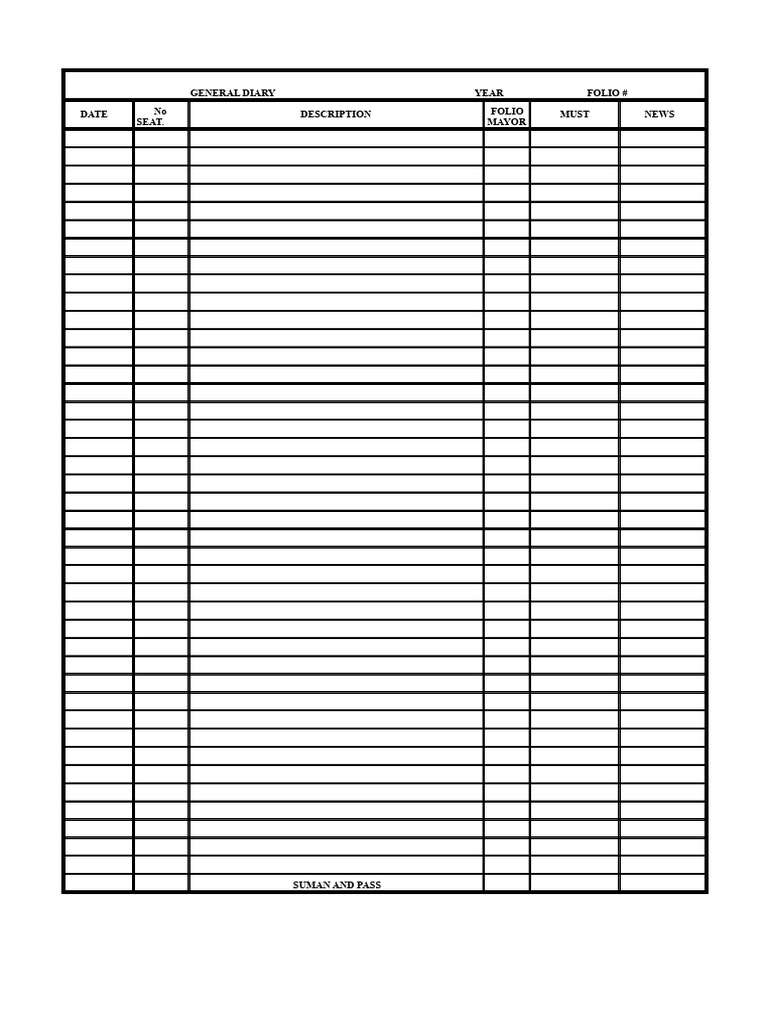 Formats for Printing (General Ledger, T-Accounts, Trial Balance) | PDF