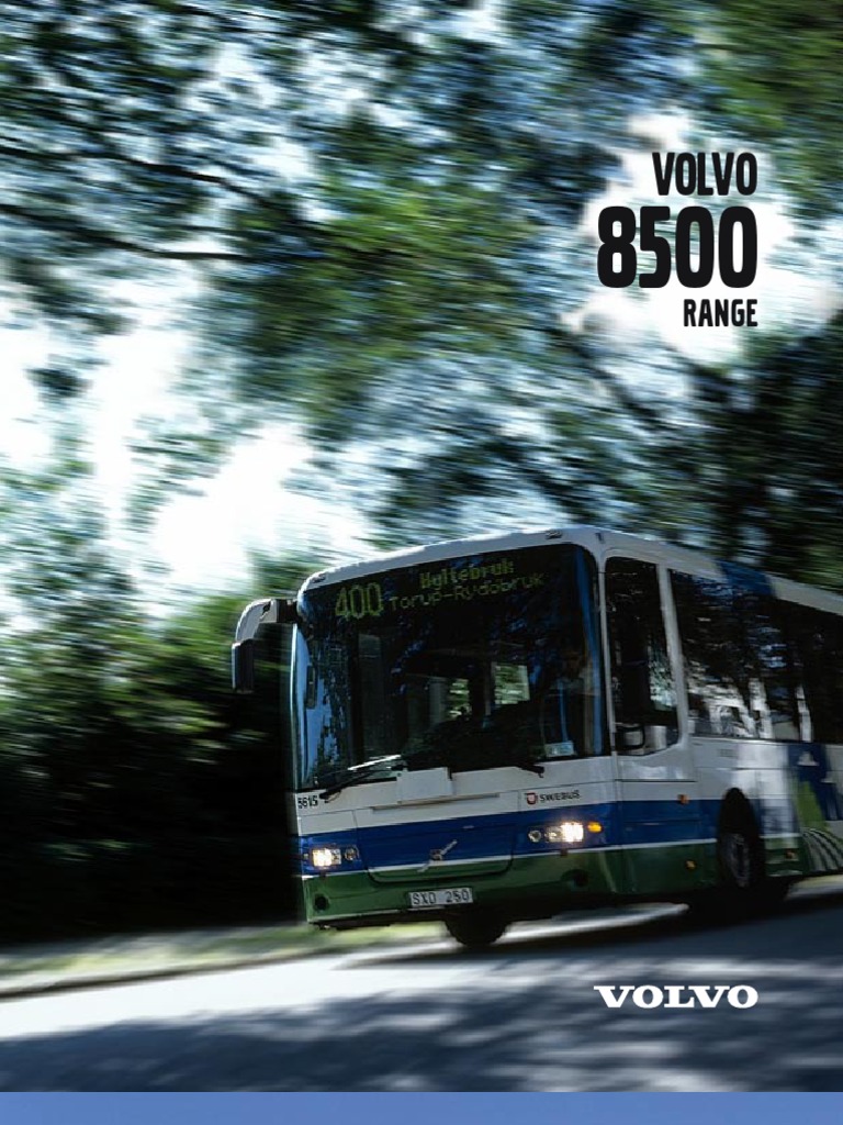 Volvo 8500 Bus Model Overview | PDF | Bus | Suspension (Vehicle)
