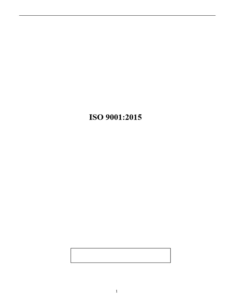 Panduan Lengkap ISO 9001:2015 | PDF