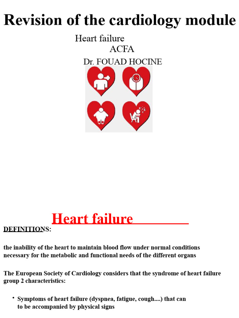 Slide IC ACFA-Pr Foundation | PDF | Heart Failure | Heart