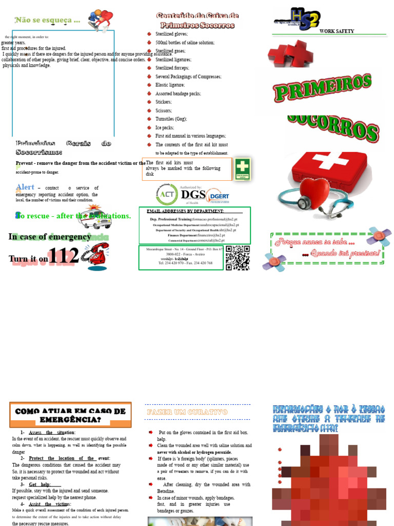 First Aid Brochure | PDF | First Aid | Medical Specialties