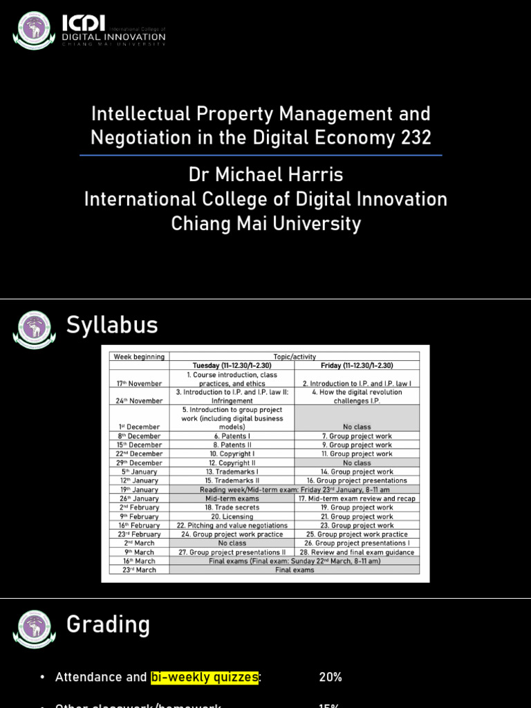 Intellectual Property in the Digital Age | PDF | Intellectual Property ...