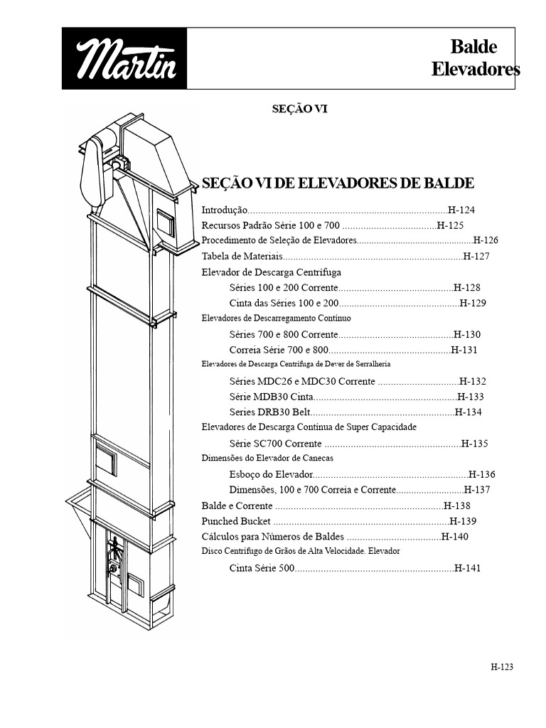 catálogo-de-elevadores-de-bucket.pdf | PDF
