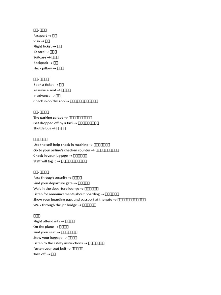 Essential Travel Documents and Procedures | PDF