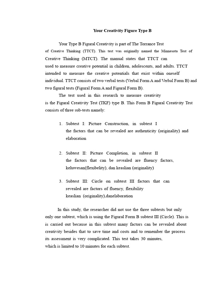 Circle Torrance Test | PDF | Creativity
