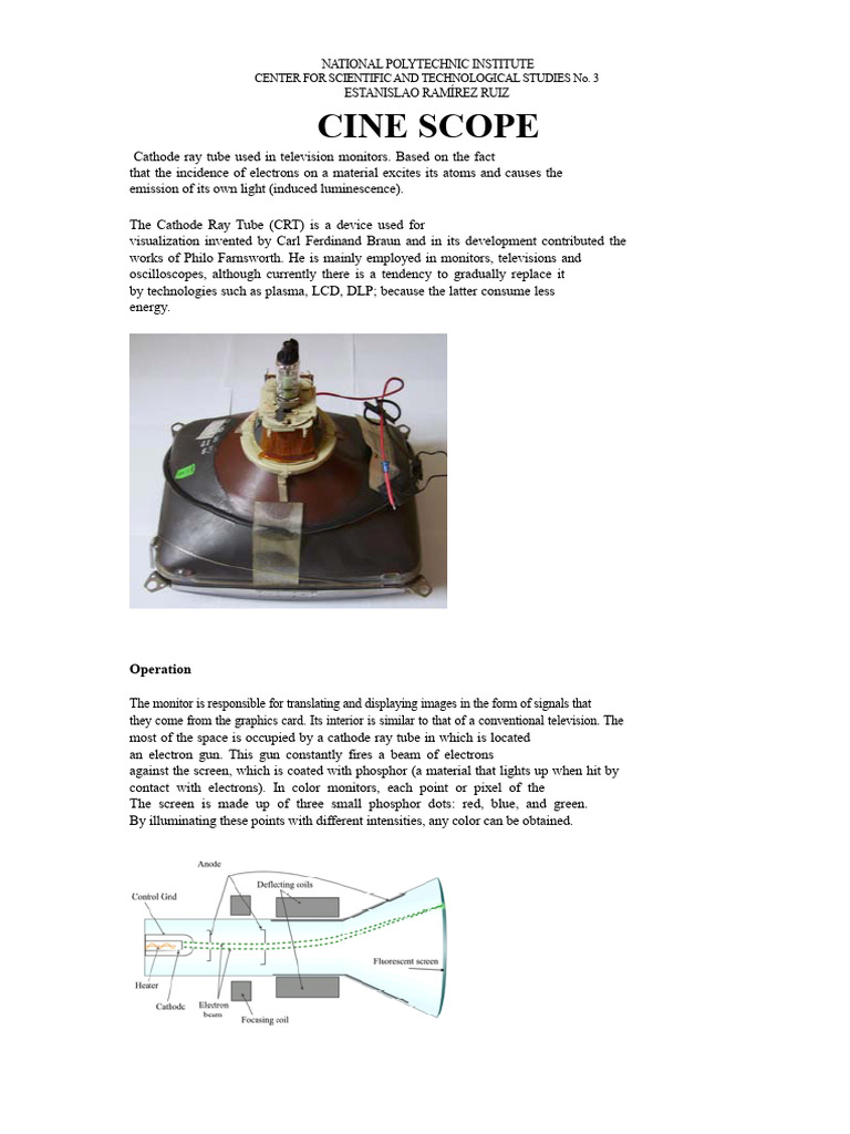 CINESCOPE | PDF | Computer Monitor | Television