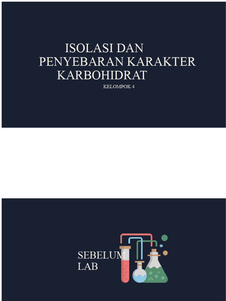 Isolasi Dan Karakterisasi Karbohidrat | PDF