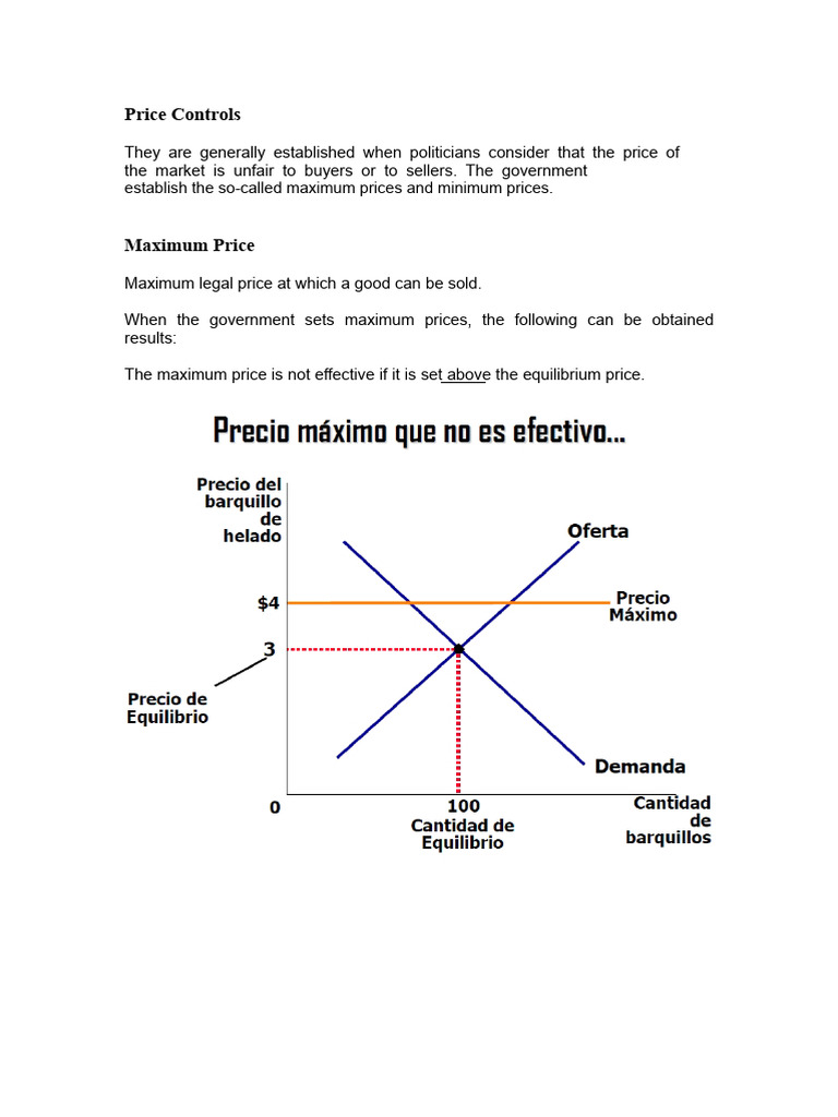 Maximum Prices and Minimum Prices Economy | PDF | Prices | Economic Equilibrium
