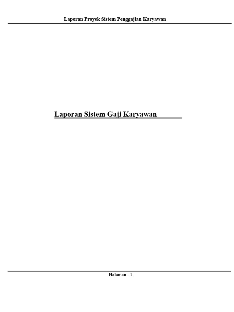 Sistem Penggajian Karyawan Python | PDF