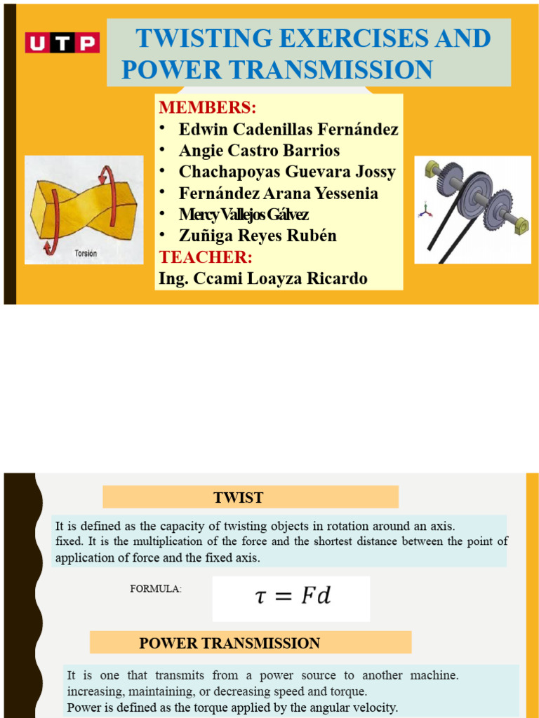 Twisting Exercises in Power Transmission | PDF | Stress (Mechanics ...
