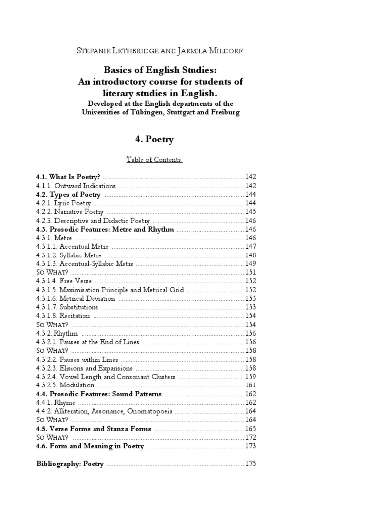 Poetry | PDF | Metre (Poetry) | Sonnets