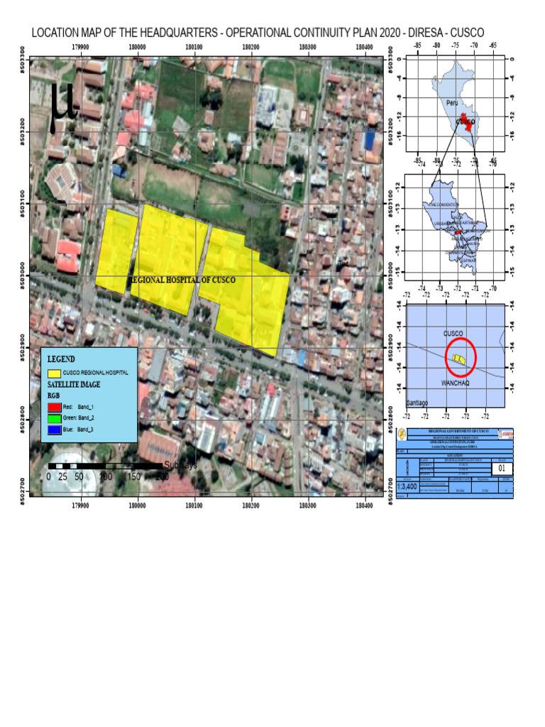 Cusco DIRESA Headquarters Location Map | PDF | Applied Mathematics ...