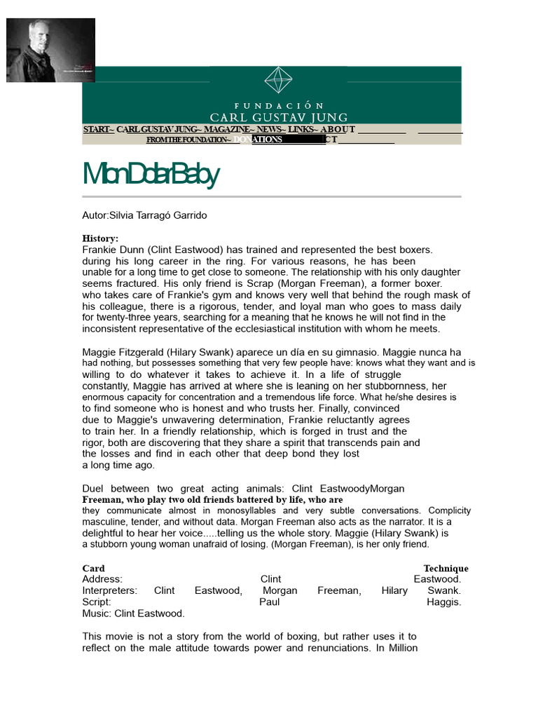 Analysis of Million Dollar Baby | PDF