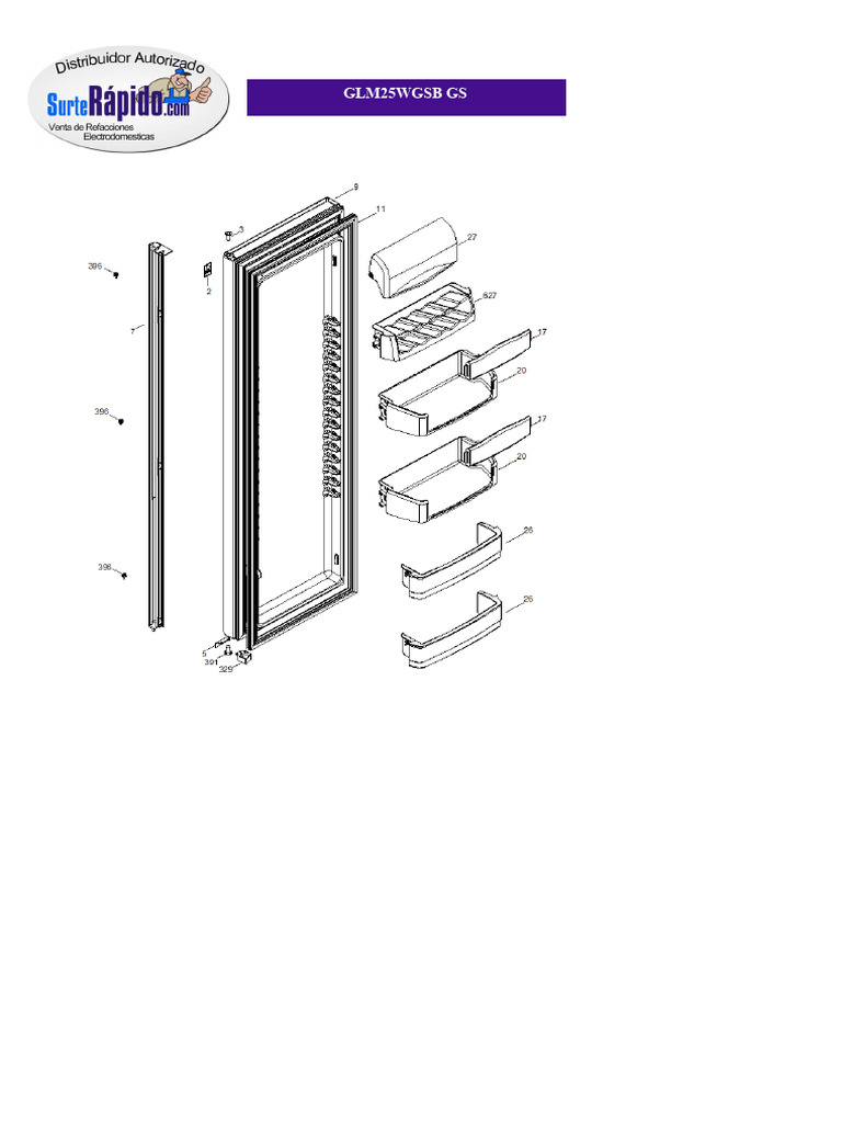 Refrigerator Diagram | PDF | Refrigerator | Electrical Connector