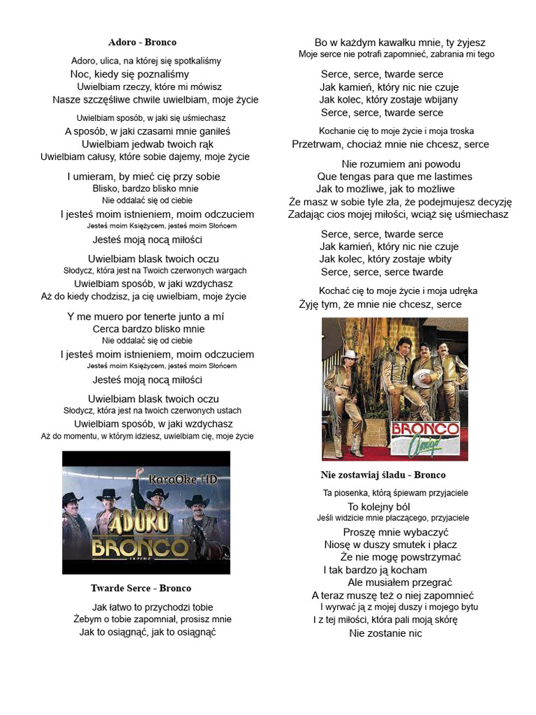 Teksty Piosenek | PDF