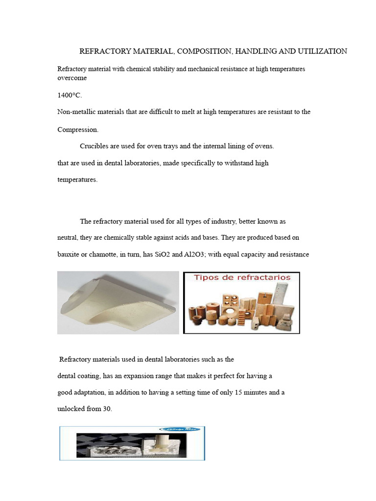 Refractory Material | PDF