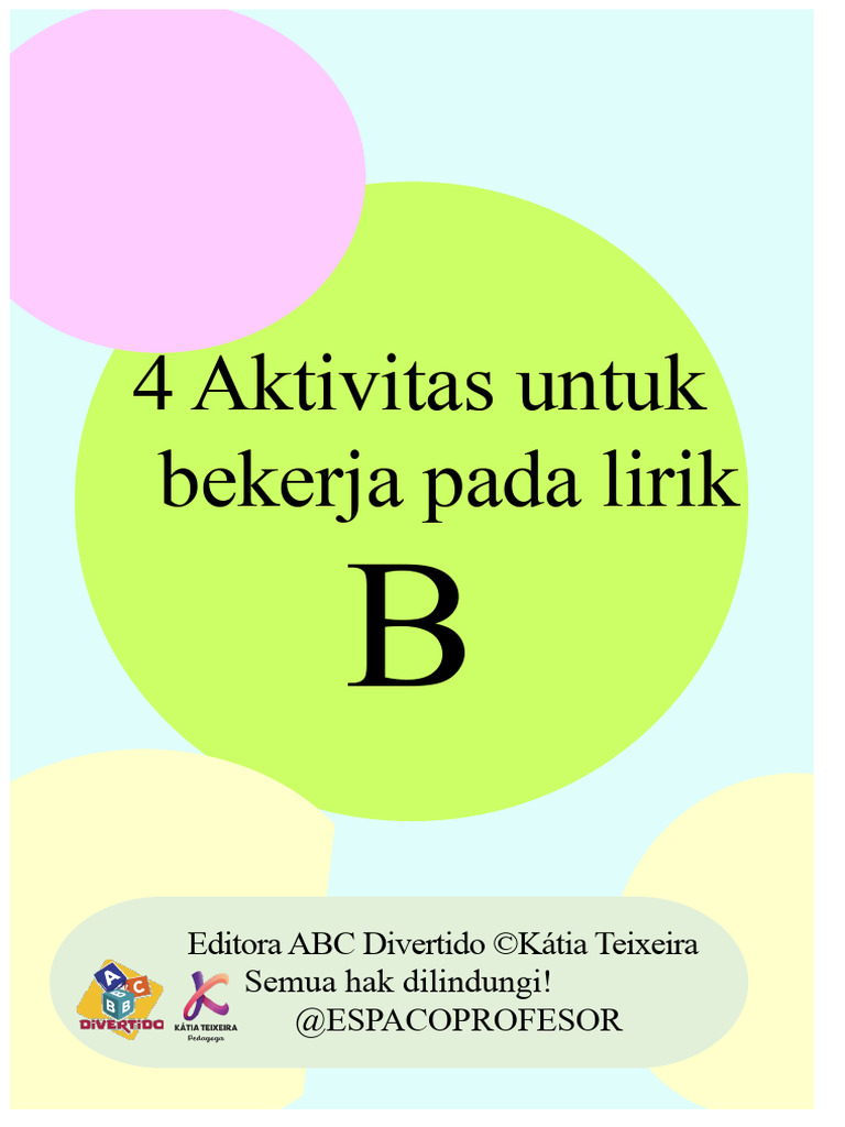 04 Kegiatan Untuk Bekerja Dengan Huruf B | PDF