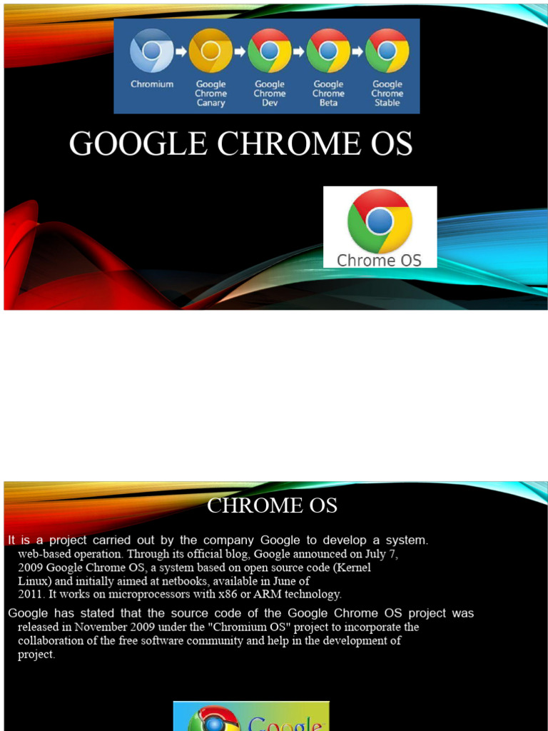 Google Chrome OS | PDF | Chromebook | Operating System