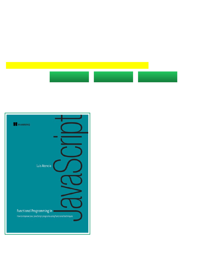 Functional Programming in JavaScript How to improve your JavaScript ...