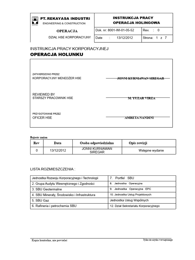 8001-WI - 01-05-52 Operacja Holowania | PDF
