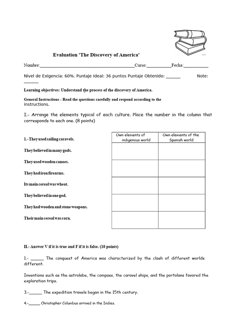 Fifth Discovery of America Test | PDF | Age Of Discovery | Voyages Of ...
