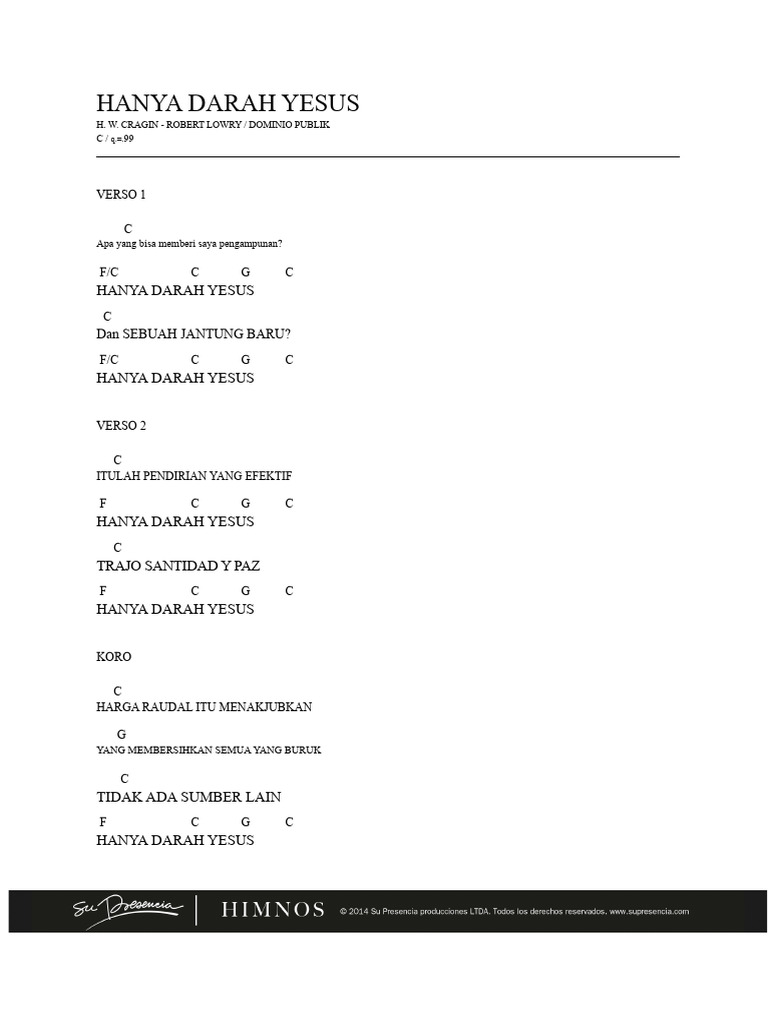 02 Hanya Darah Yesus | PDF