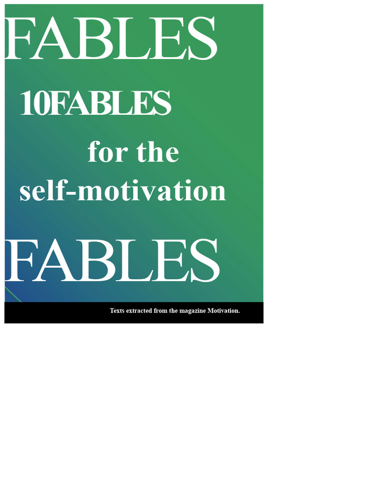 10 Fables For Self-Motivation | PDF | Beekeeper | Beehive