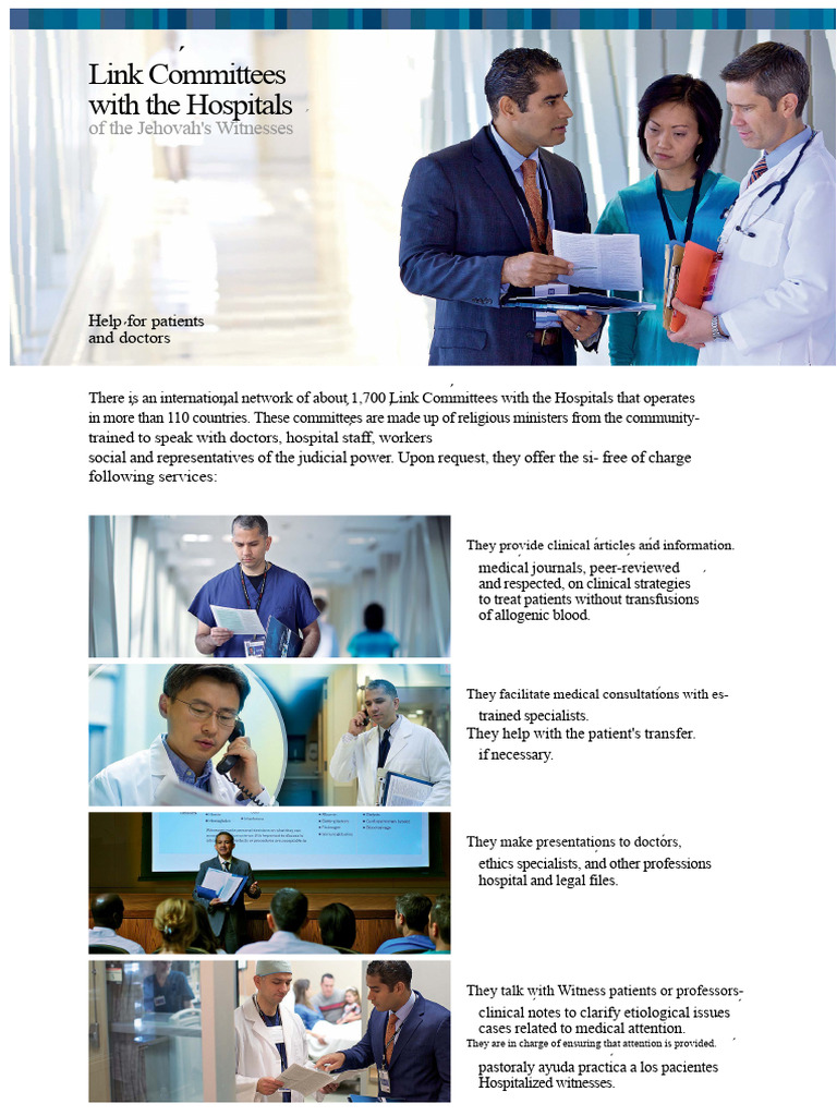 Hospital liaison committee helps patients and doctors | PDF | Blood ...