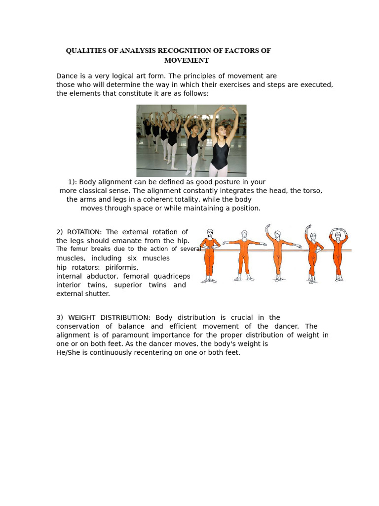 Factors of Movement | PDF | Space | Dances