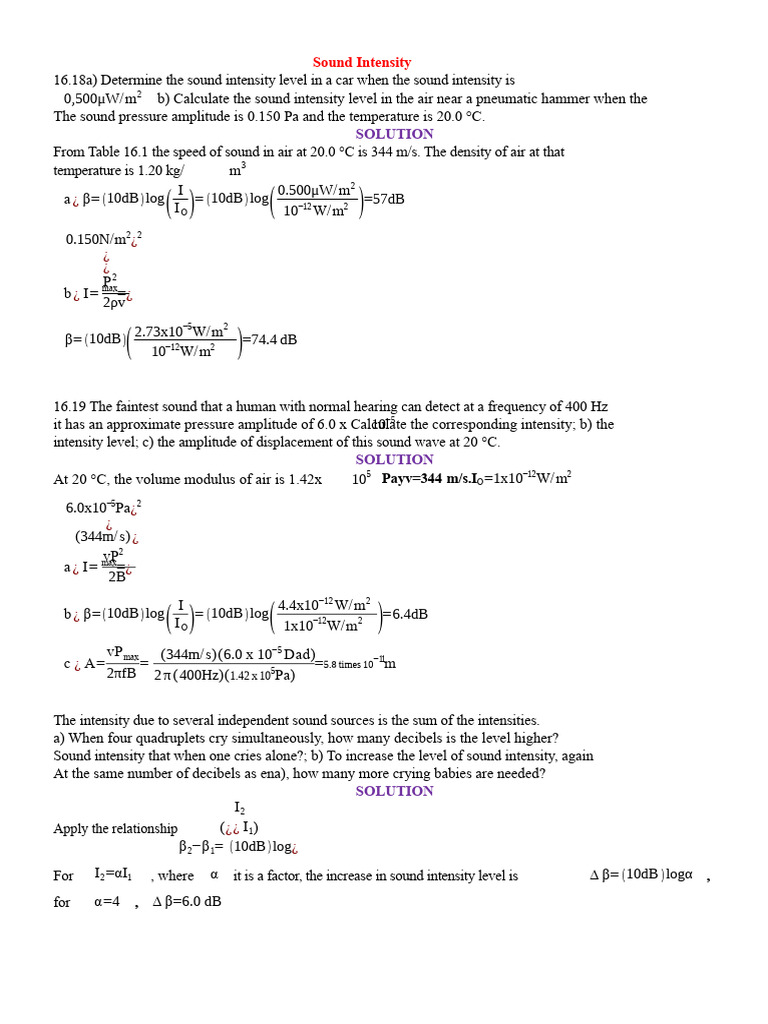 physics 2.docx | PDF | Sound | Frequency