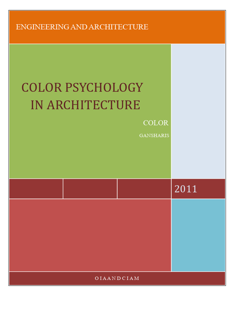 Color Psychology in Architecture Guide | PDF | Color | Lighting