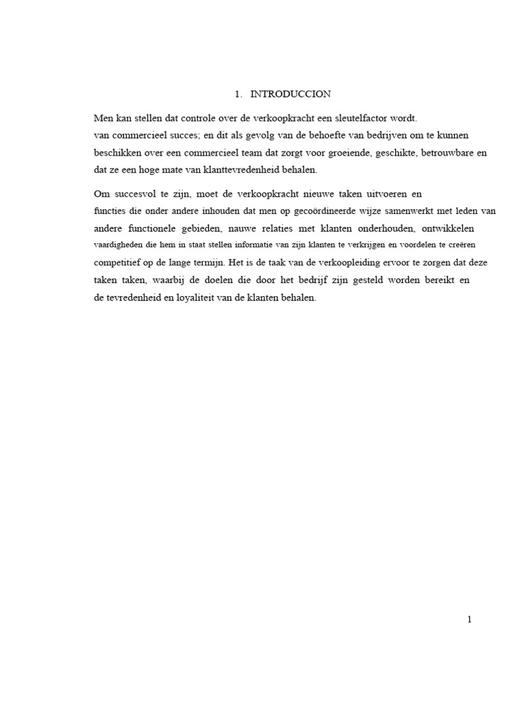 Monografie Verkoopkracht 1 | PDF