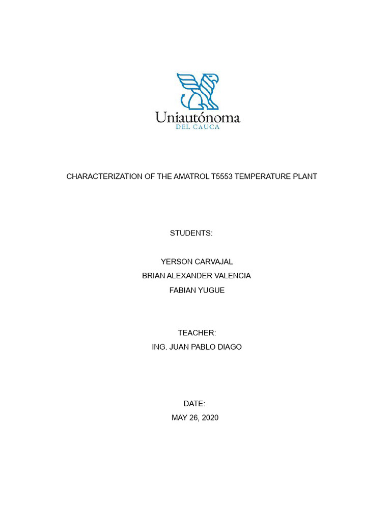 Amatrol T5553 Plant Report | PDF | Programmable Logic Controller ...