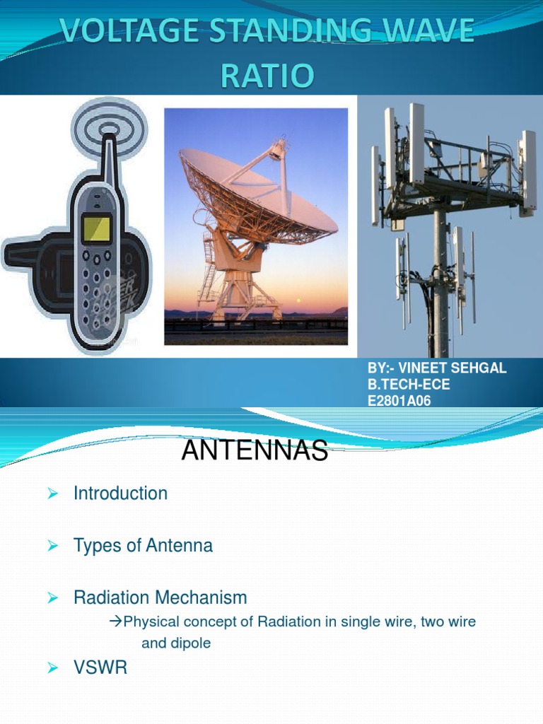 VSWR | Antenna (Radio) | Electromagnetic Radiation