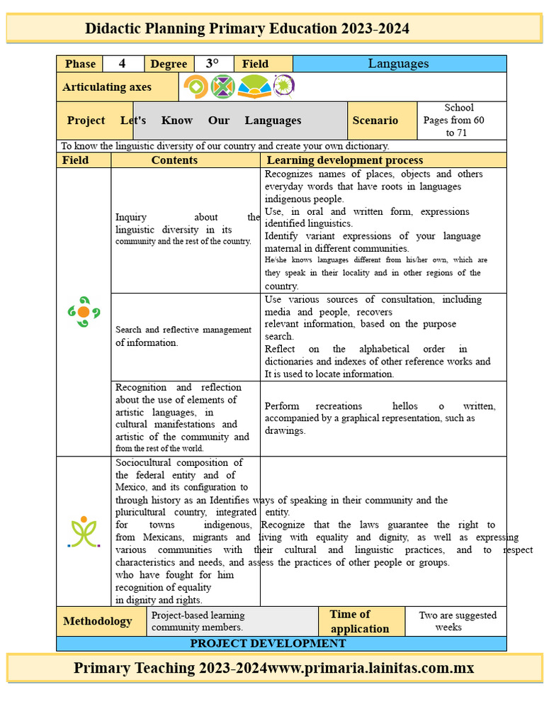 3rd Grade January - 04 Let's Get To Know Our Languages (2023-2024 ...