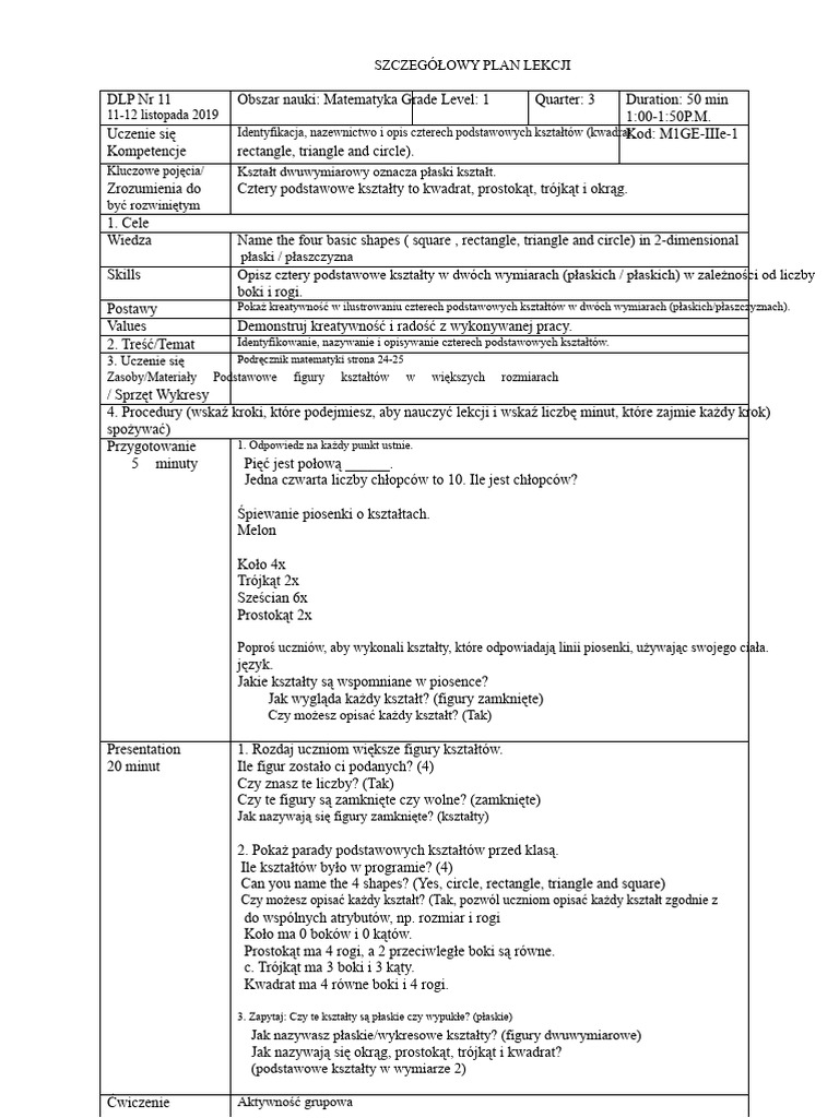 DLP Matematyka Adidas | PDF