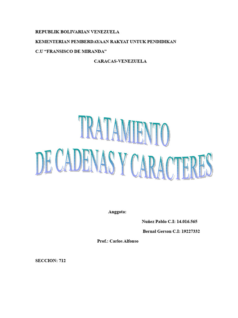 Perawatan Rantai dan Karakter | PDF