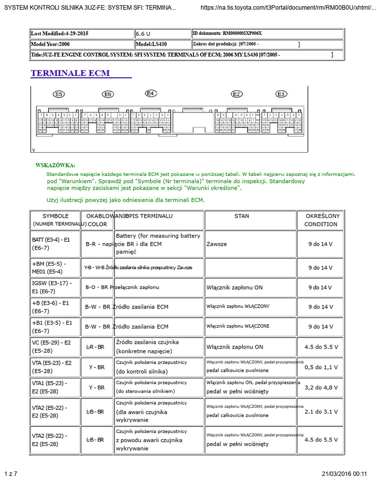 3uz Ecm 2006 PDF | PDF