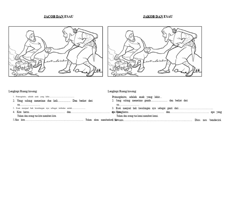 Hak Kesulungan: Kisah Jakob dan Esau | PDF