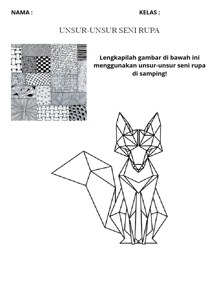 Nama - Unsur-Unsur Seni Rupa | PDF