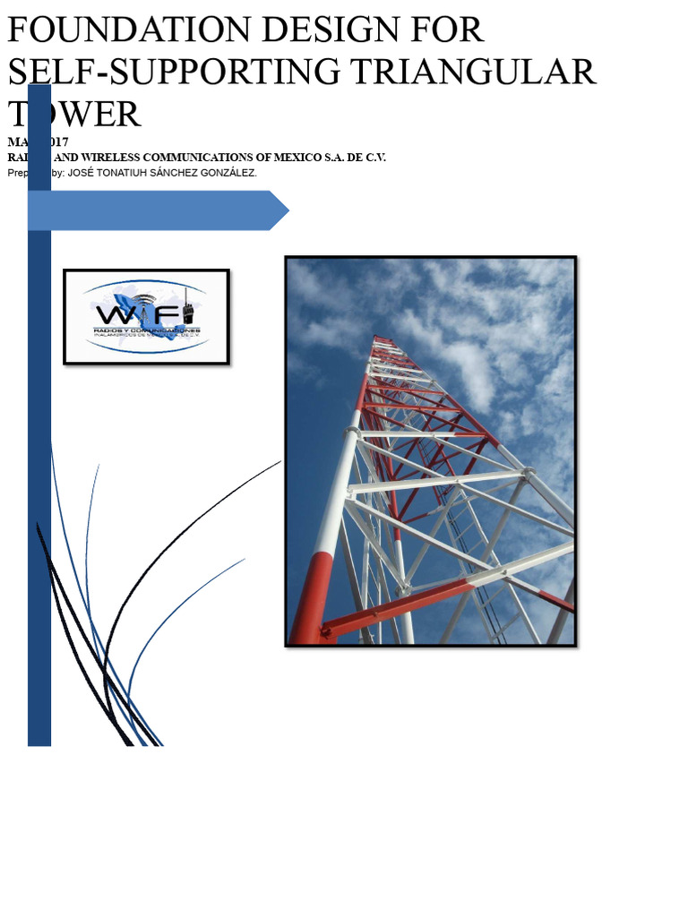 Foundation Design for 24m Tower | PDF | Structural Engineering ...