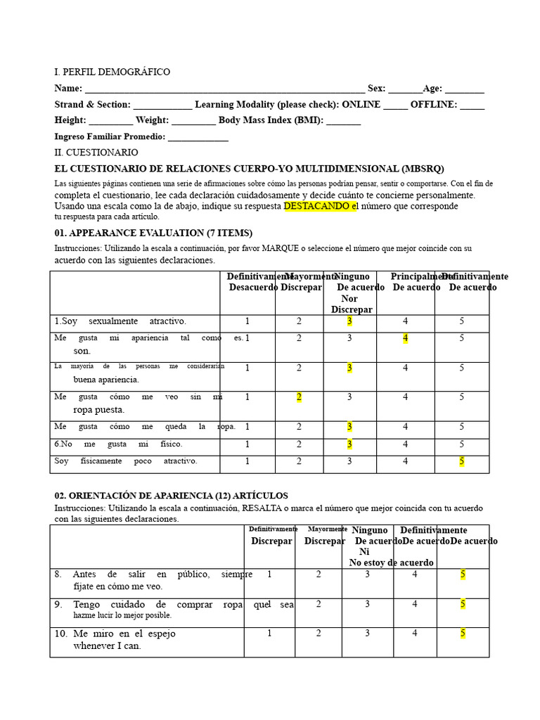 Cuestionario de Autoinforme-Cuestionario Multidimensional de Relaciones ...