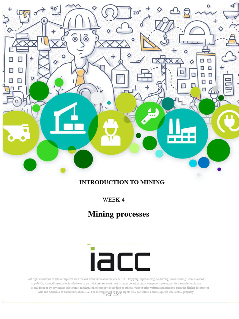 Mining Process Overview and Stages | PDF | Topography | Surveying