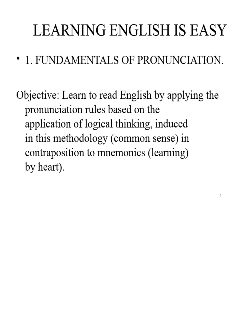 English Pronunciation Rules | PDF | English Language | Syllable