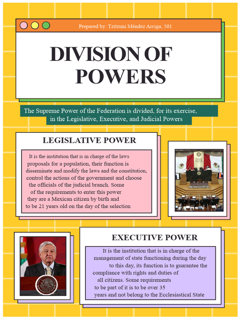 Infographic of Powers, Law | PDF