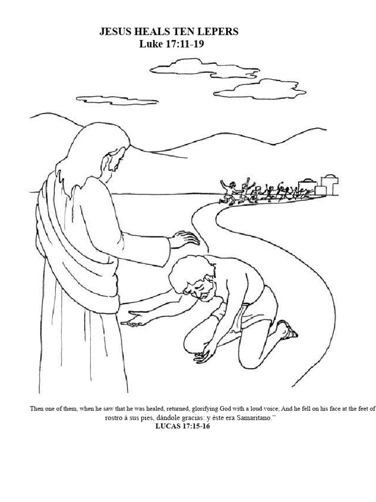 Jesus Heals Ten Lepers | PDF | Jesus | New Testament Content