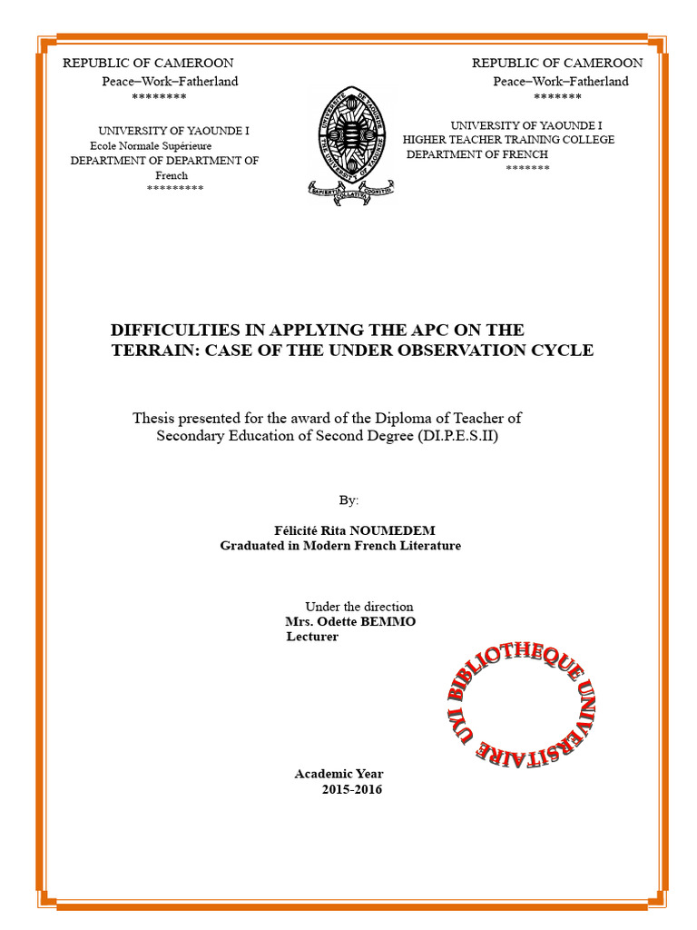 Difficulties of Applying Apc On The Ground | PDF | Curriculum | Learning