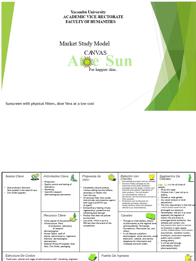 Market Study Case With CANVAS | PDF | Sunscreen | Ultraviolet